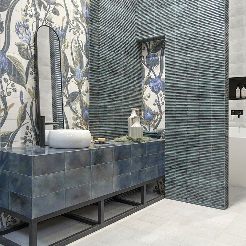 Плитка Mainzu Wynn Marine 15x30 PT03373 гладкая, глянцевая изностойкая