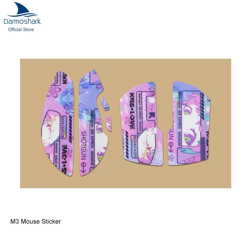 Наклейка на мышь Darmoshark M3 KL sticker