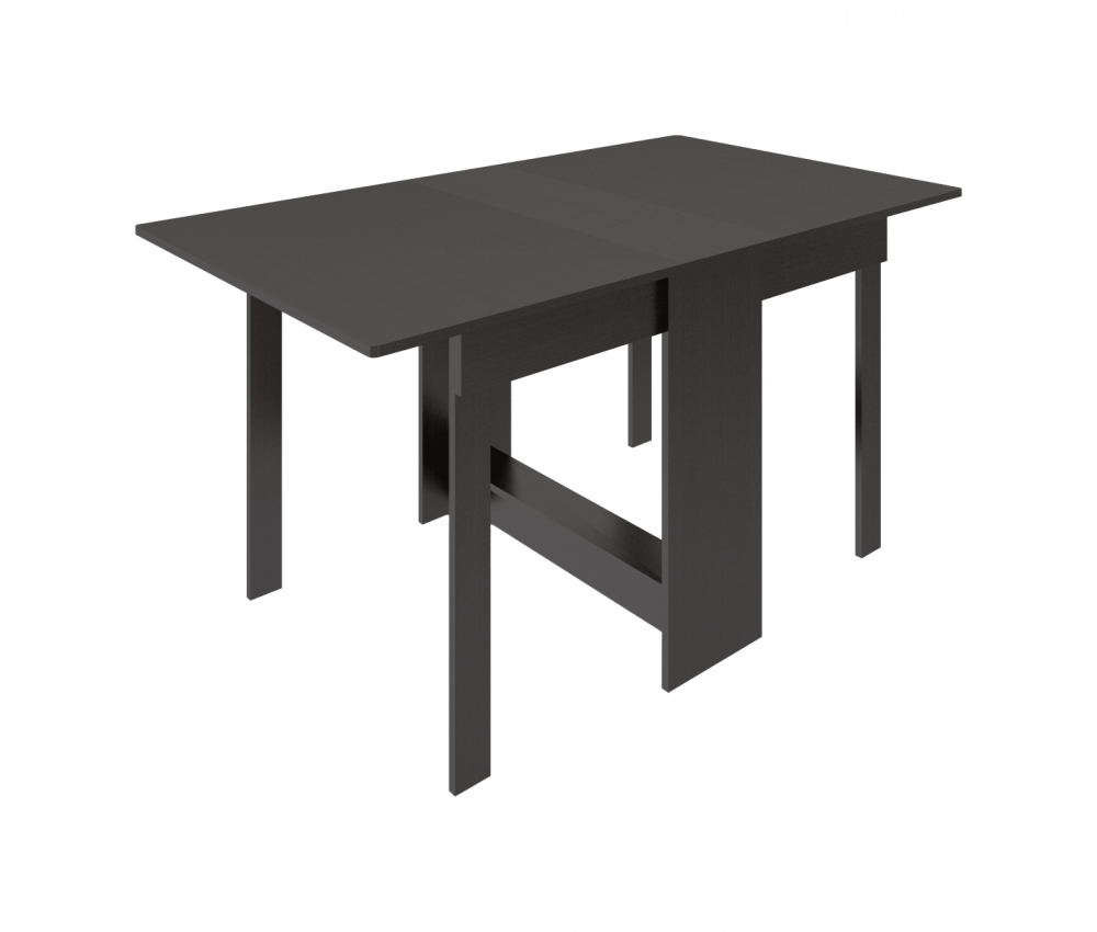 Стол-книжка прямая венге 860x300/1500x760 мм