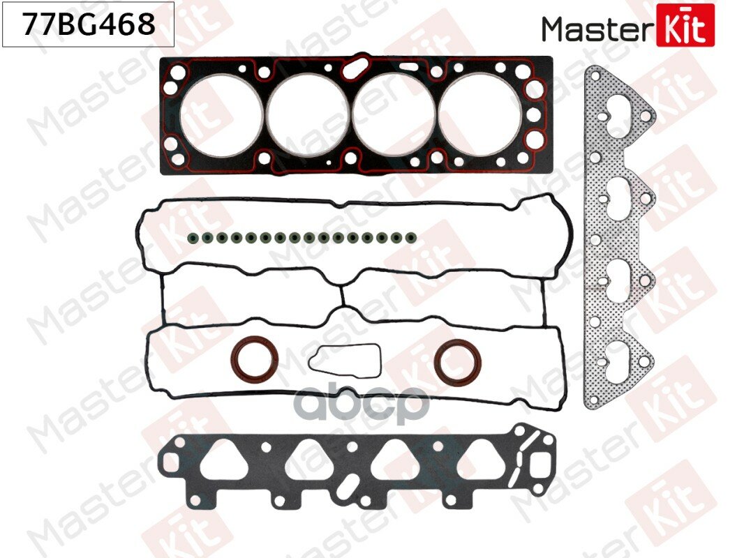Прокладки ДВС в заводском исполнении, применяется на Opel Vectra B, артикул 77BG468. MasterKit арт. 77BG468