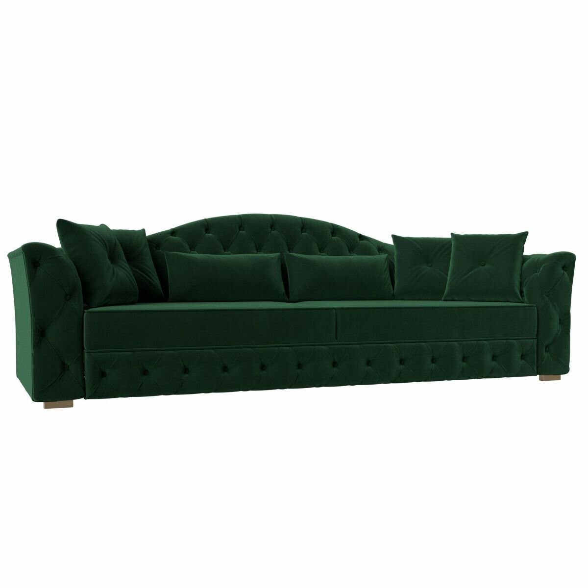 Прямой диван Артис, Велюр, Модель 120328