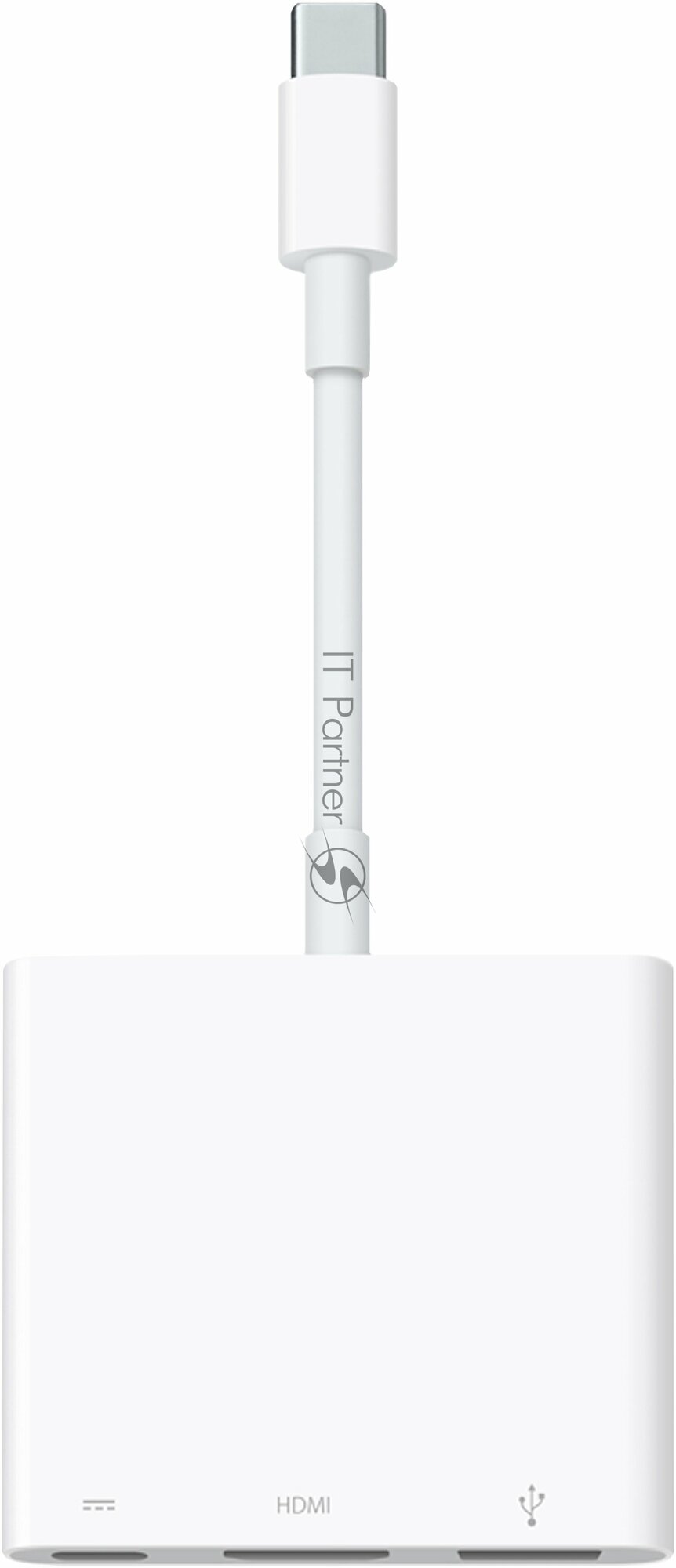 Адаптер Apple USB Type-C - USB/HDMI/USB Type-C (MUF82), белый