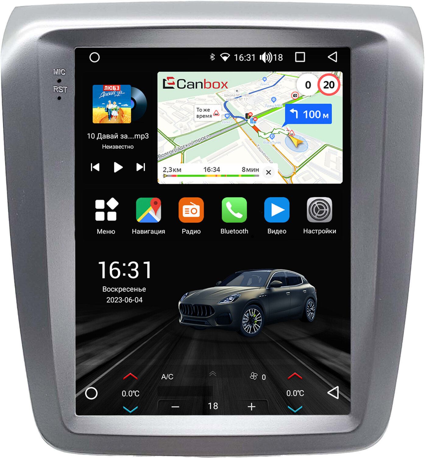 Штатная магнитола Toyota Alphard 2002-2005 Canbox M-Line (Tesla) 9.7" 2/32 5620-1312-87 Android 10 (4G-SIM, DSP, QLed)