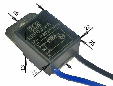 Плавный пуск, подходит для всех видов УШМ, электрокос, электропил 12А KRRQD12A