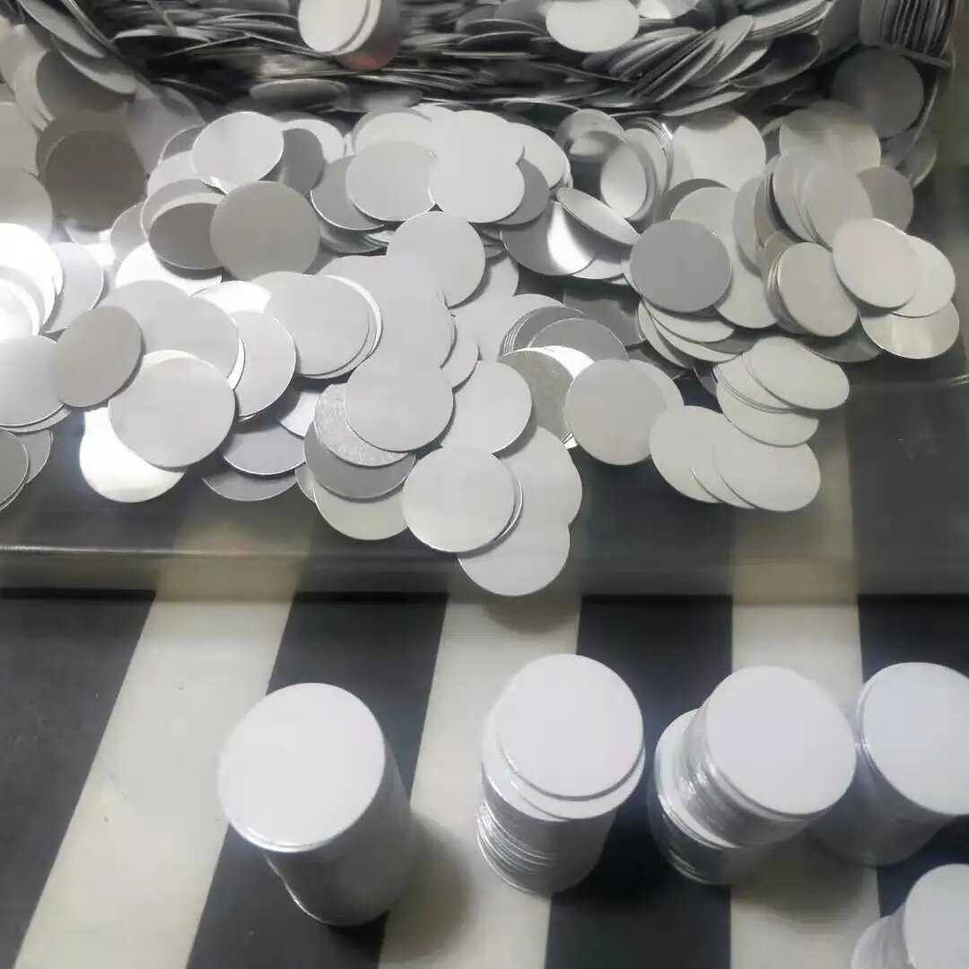 50 шт. пустых круглых металлических пластин для сублимации QCPRINTINART 20x20mm