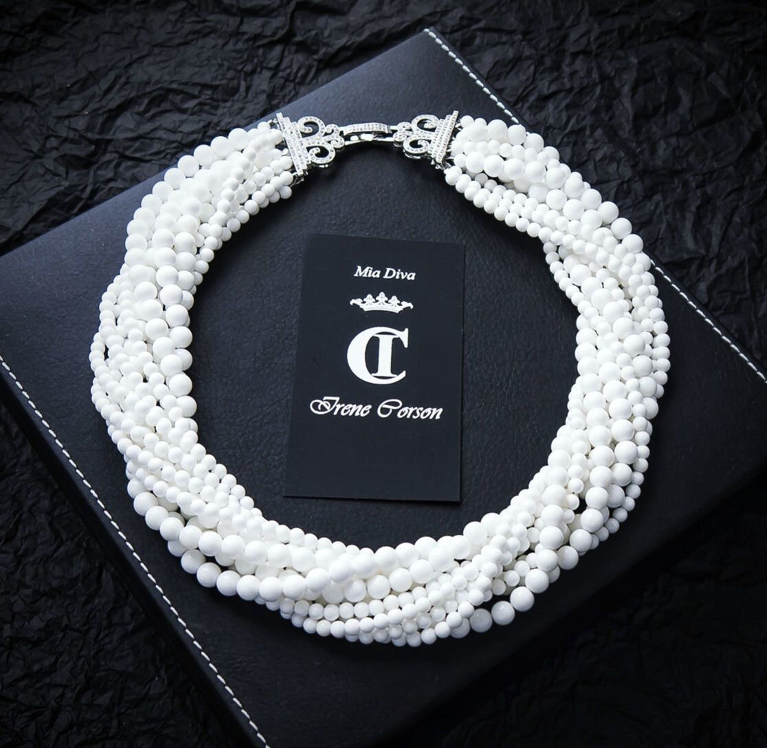 Колье, агат