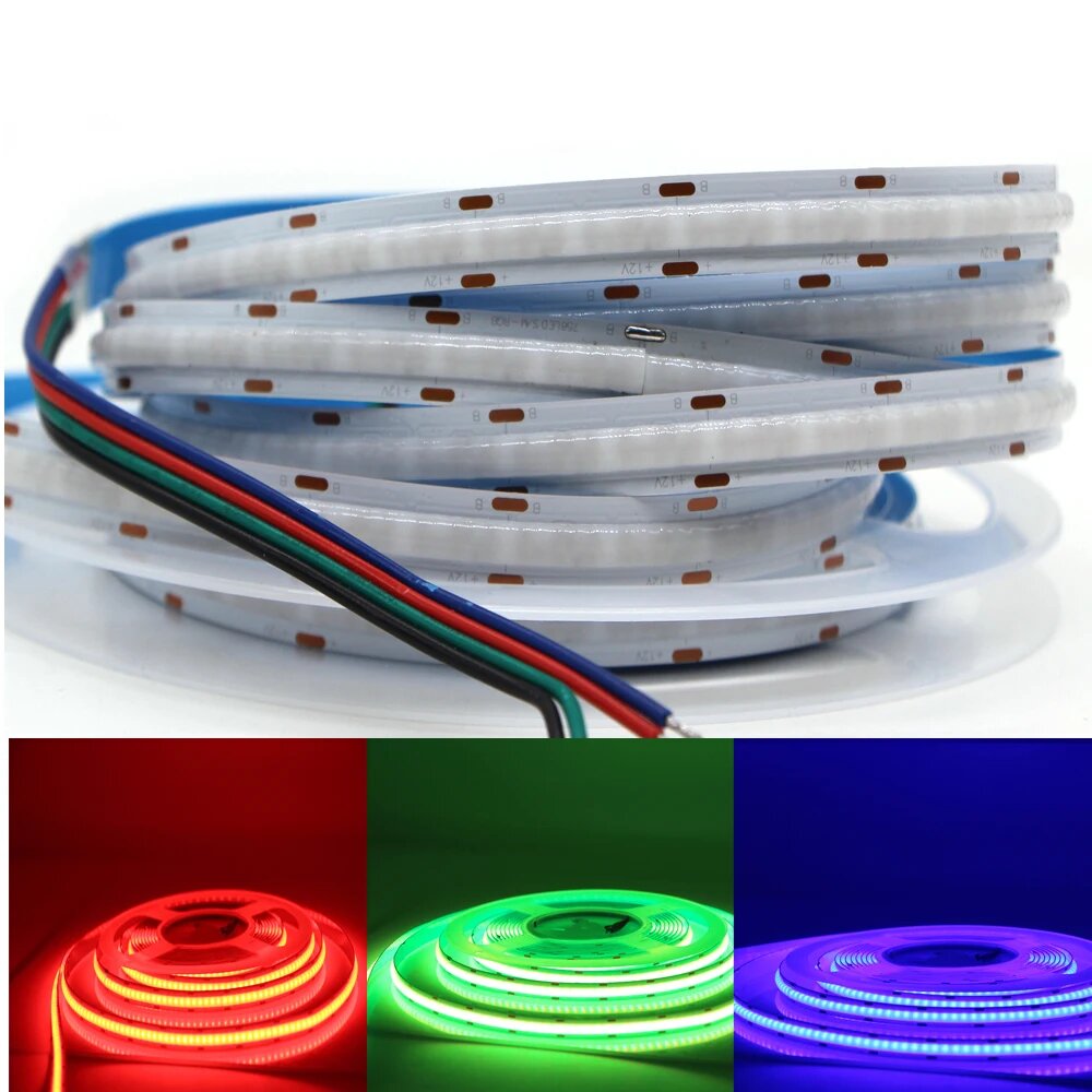RGB светодиодная лента 5M 810leds-m 12V non waterproof