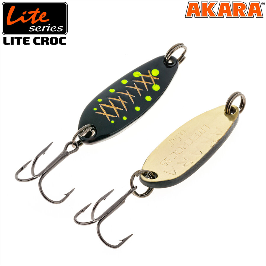 Блесна колеб. Akara Lite Series Lite Croc 35 6,5 гр. AB45