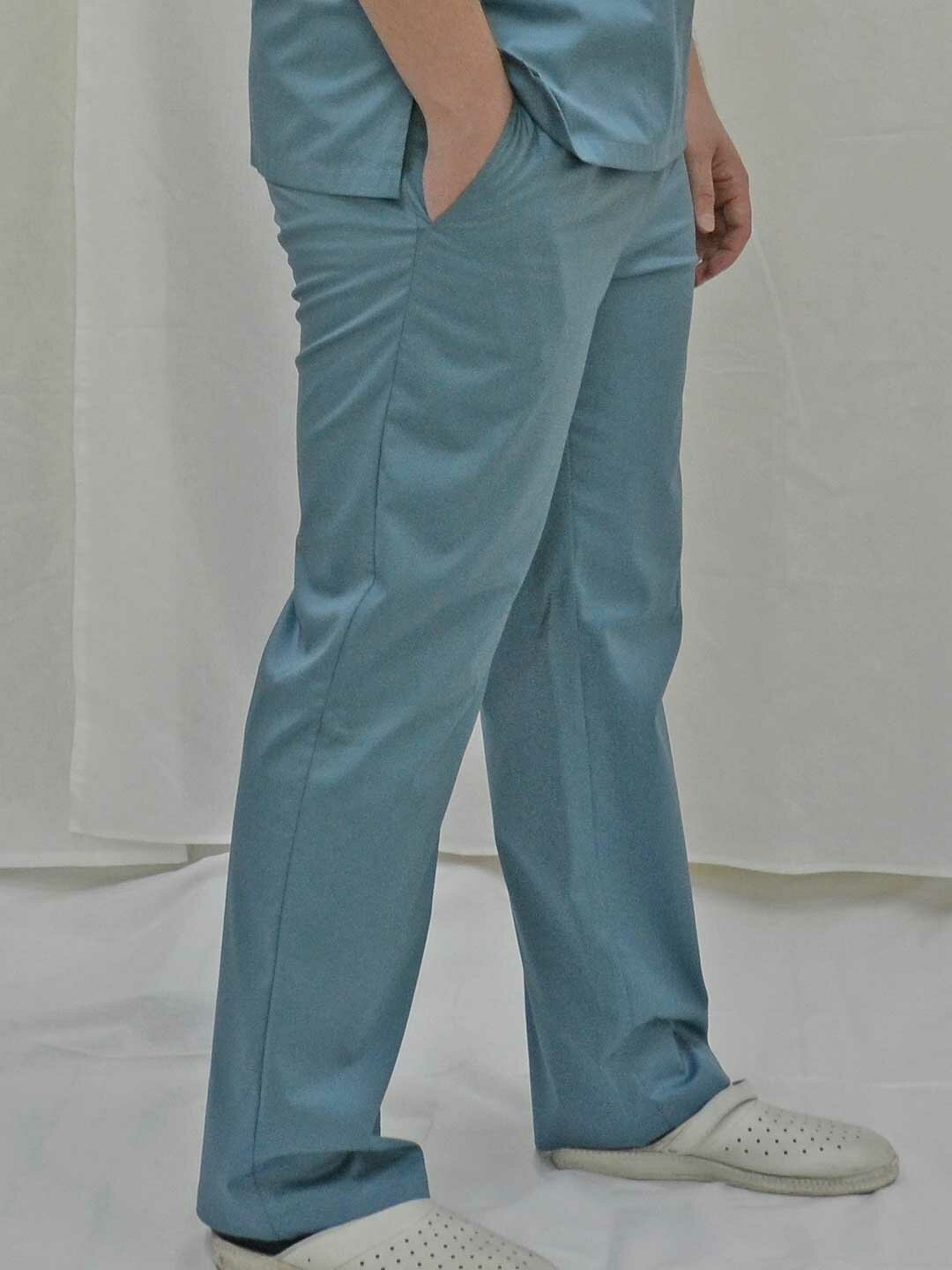 Брюки мужские "Фабрика швейных изделий №3" модель М-380, рост 176, размер 48, ткань смесовая, цвет медный купорос