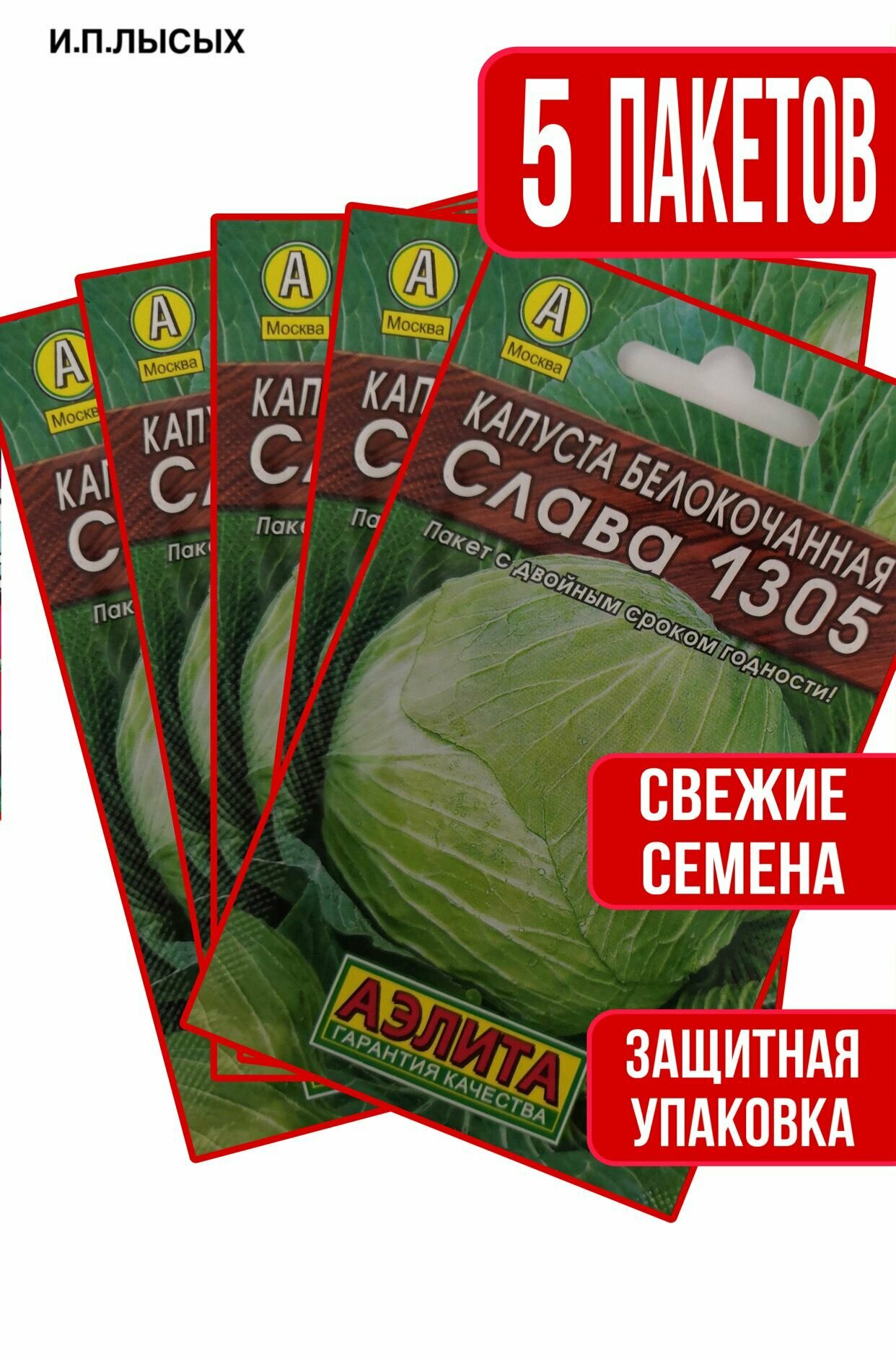 Семена капусты Слава 1305