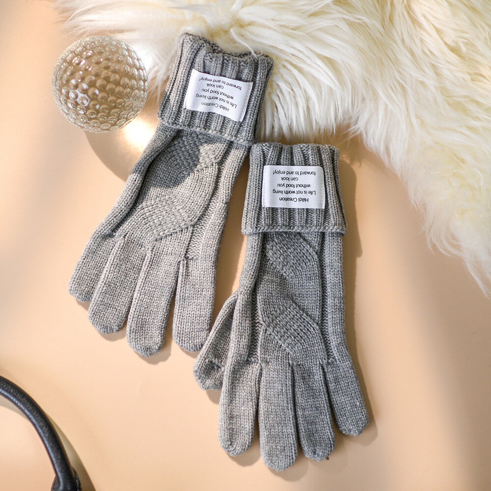 Перчатки "Flip 8 Twisted Text", зимние, шерсть, размер 24 см