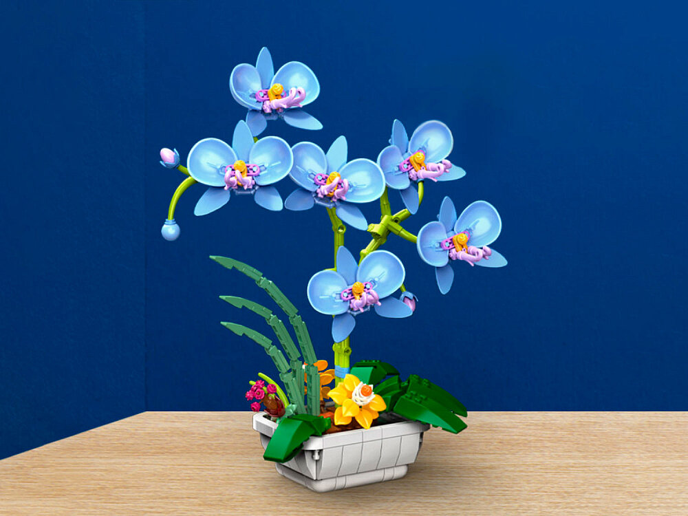 Конструктор JAKI JK29011 Конструктор Голубая орхидея