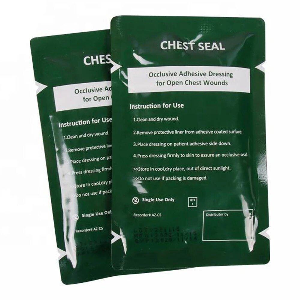 Нагрудная повязка Chest Seal, 2 шт.