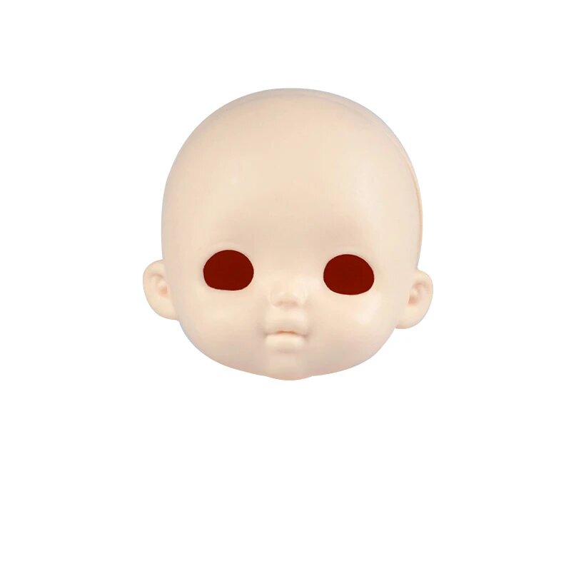 YMY молочно-белая голова OB11 Милая 1/12BJD макияжная кукла голова шарнирная кукла голова «сделай сам» мальчик девочка малыш кукла сменная голова
