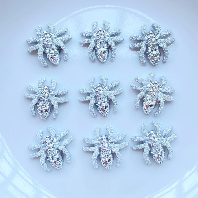 Мини-пауки из смолы 13 мм, 50 шт черный