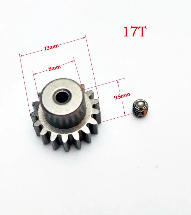 Шестерня металлическая 17T для Wltoys MSPT RC