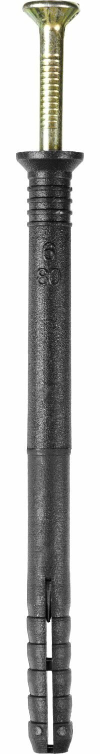 Дюбель-гвоздь STAYER, 6 х 80 мм, потайной бортик, 70 штук 30645-06-080