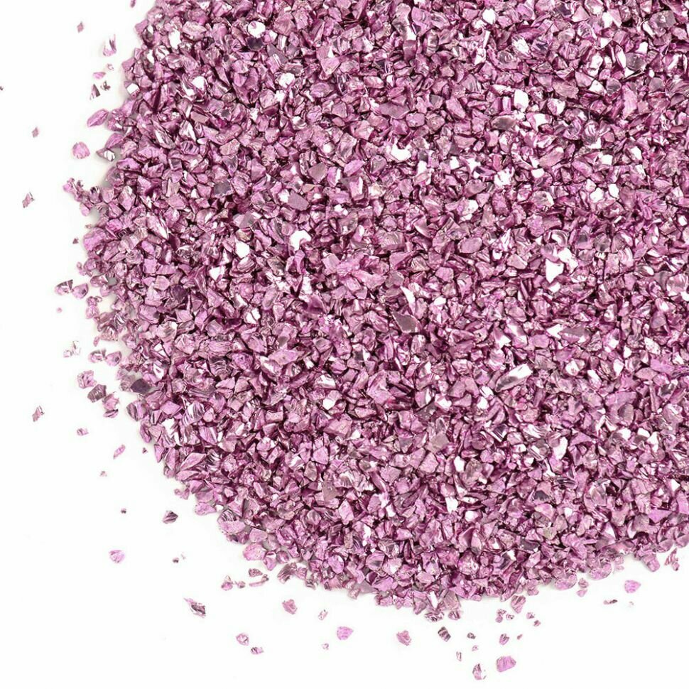 Стеклянная крошка EPOXYMASTER G228, для эпоксидной смолы, для декупажа, мелкая, помадная, 1-3мм