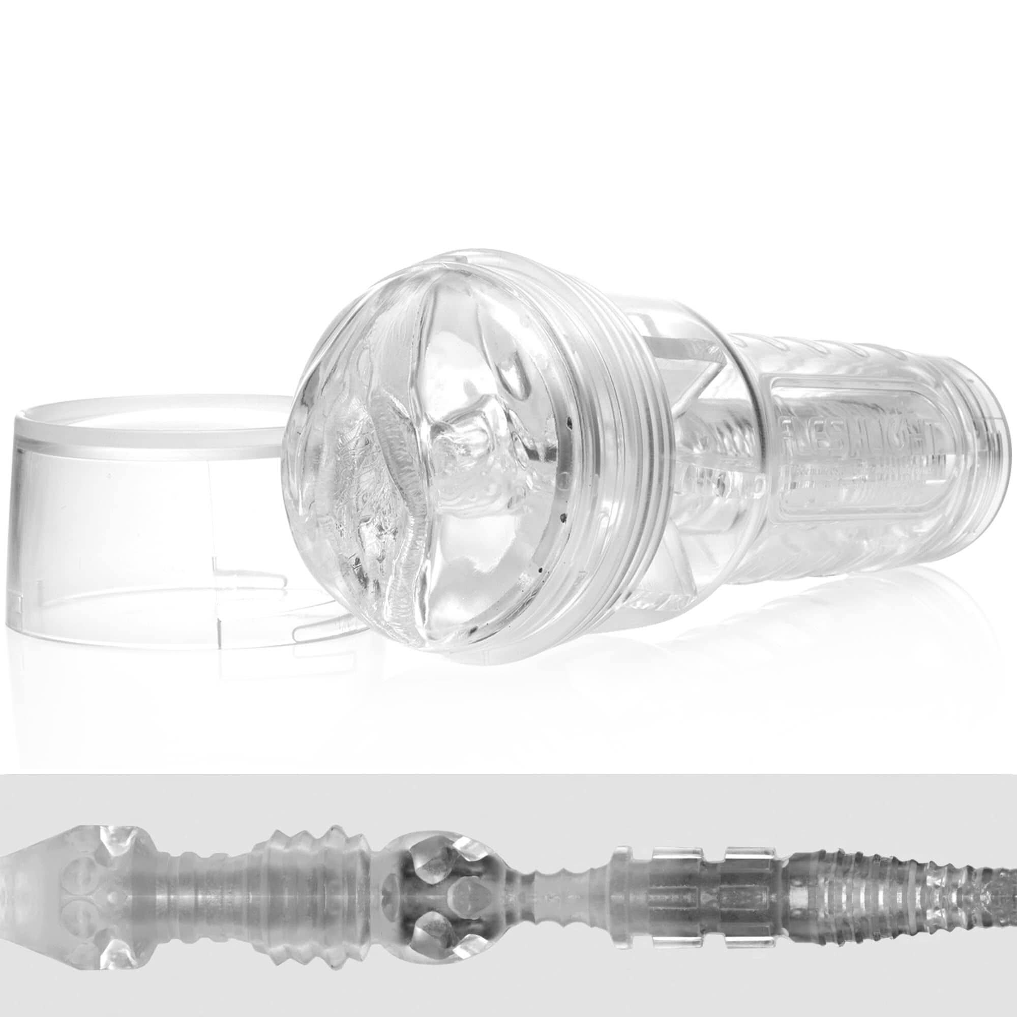FleshLight Мастурбатор Ice Lady Crystal - вагина, прозрачный