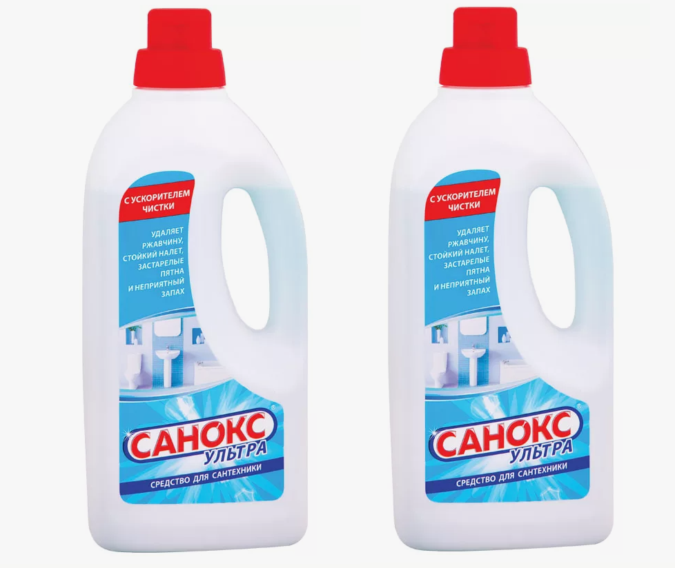 Средство санокс для удаления ржавчины и известкового налета Ультра, 1.1 кг - 2 штуки