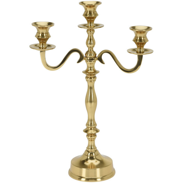 Подсвечник канделябр на 3 свечи Триалла 39 см, Koopman, A06931940