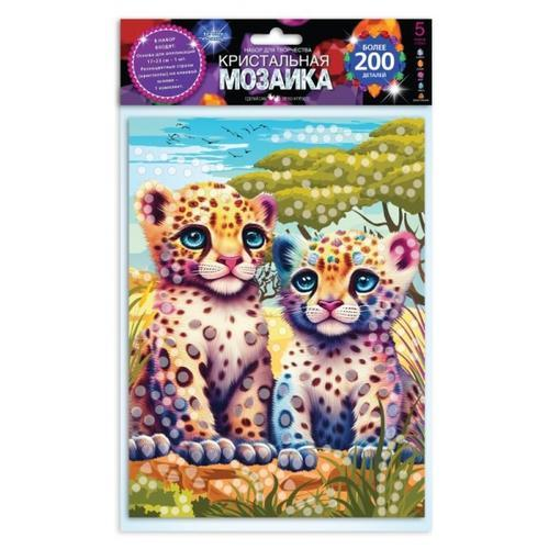 Кристальная мозаика в пакете мульти АРТ Леопарды 17х23 см CRYST-114752