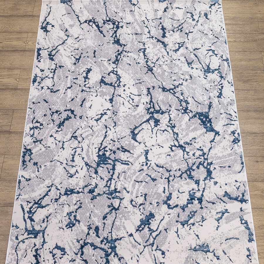 Ковер, Прямой, Белый, Серый, Синий, Современный, на пол, в гостиную, спальню, в ассортименте (80 см. на 150 см.)