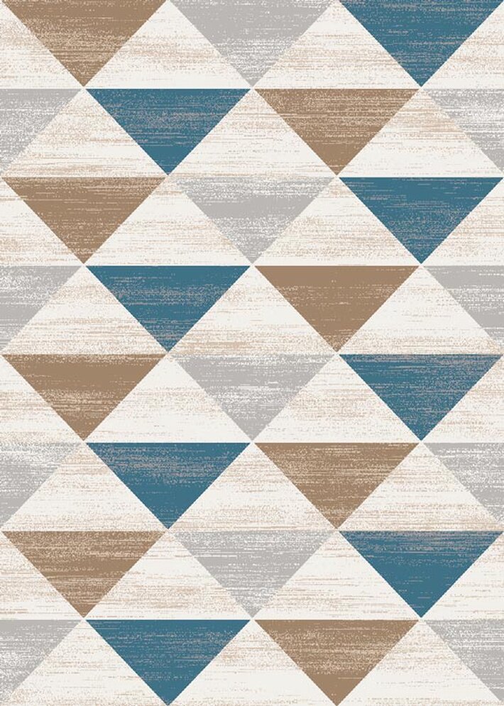 Ковер, Прямой, Бежевый, Синий, Серый, Коричневый, Геометрический, Современный, на пол, в гостиную, спальню, в ассортименте (200 см. на 300 см.)