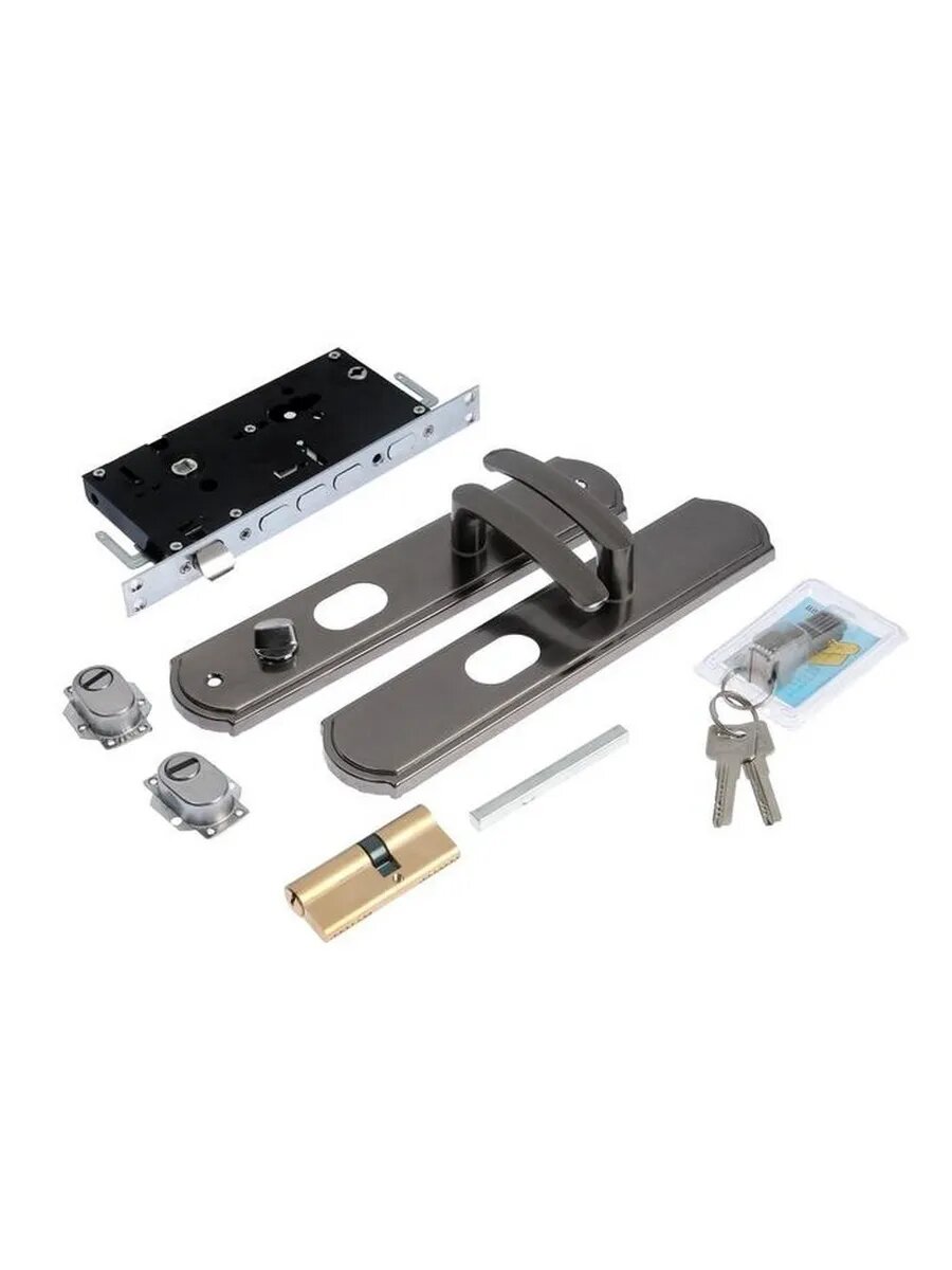 Комплект замка для китайской двери с ручками