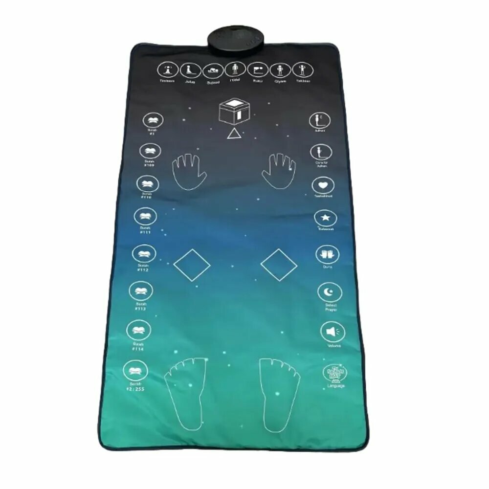 Коврик для намаза, электронный, сенсорный, ПВХ, водонепроницаемый, огнестойкий, 132 x 75 см