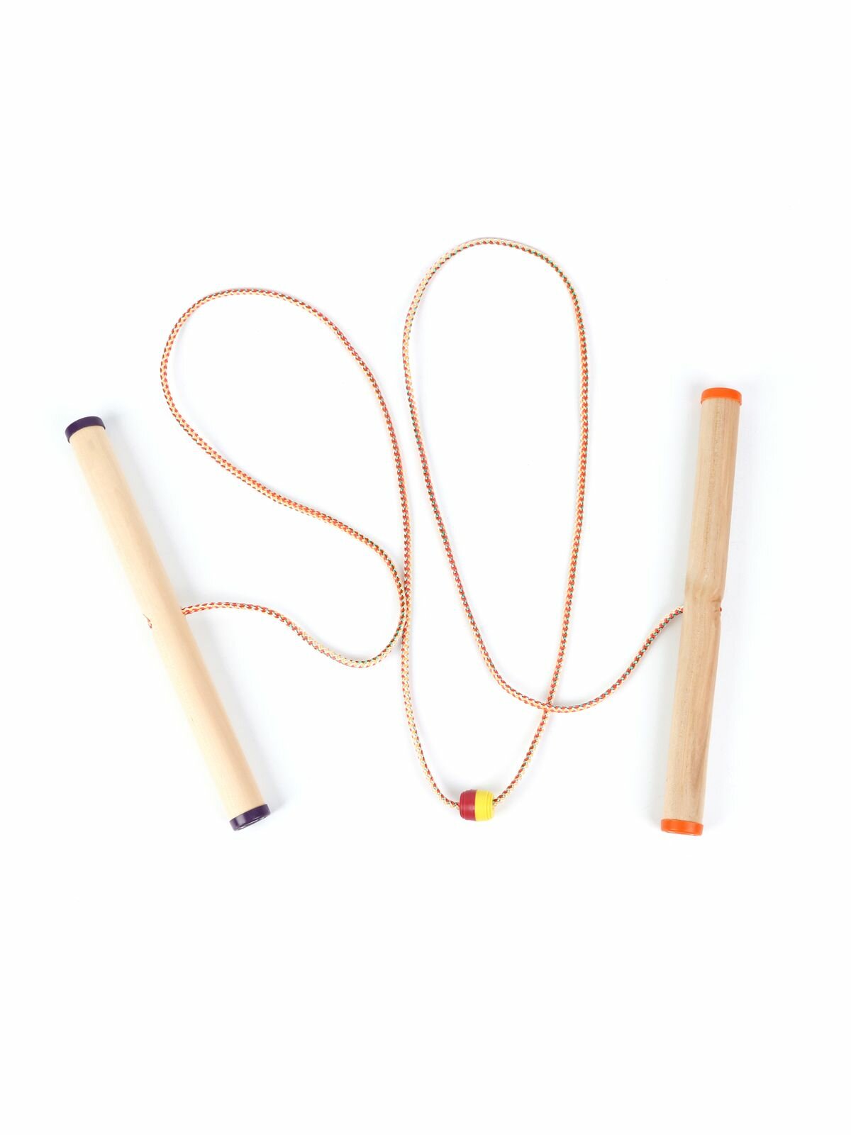 Детская деревянная игра "Ловкачи", игрушка для активных игр, проворные мотальщики, развиваем ловкость и моторику, верёвка 2 м, ручки 30.7 х 2 см