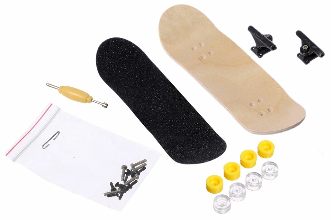 Фингерборд "Профессионал" с ремкомплектом, мини-скейтборд для пальцев, фингер-скейт, пальчиковая игрушка для трюков