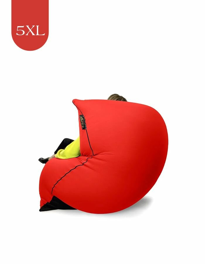Кресло-мешок "пластилин"Ambient Lounge SNUGG - Roulette Red, 5XL (красное) - кресло-мешок моментально восстанавливащее форму