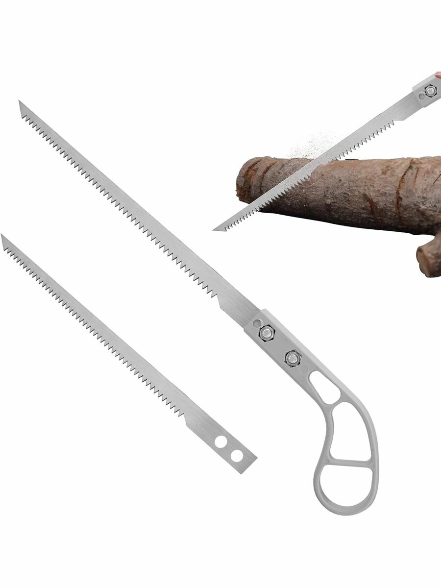 Портативная Мини Пила Ручная 21см Острый Садовый Инструмент для Обрезки Веток Кемпинга Прочная Пила с Заменяемым Лезвием