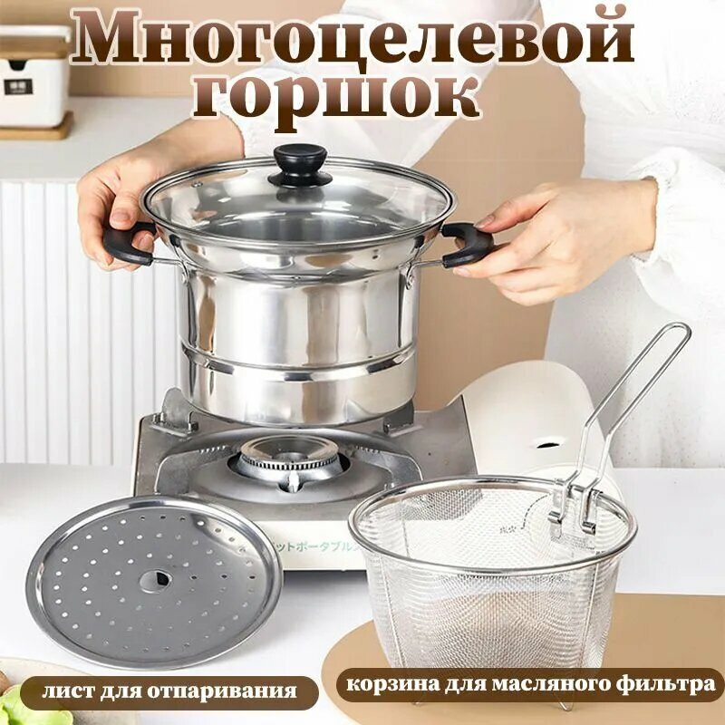 Фритюрница из нержавеющей стали,