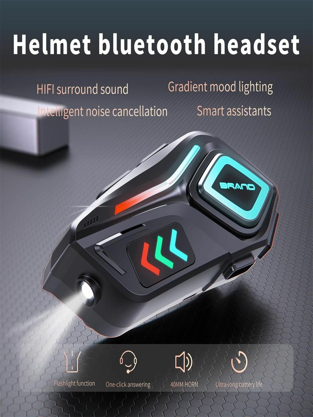 K07 Bluetooth электрическая гарнитура шлем Bluetooth гарнитура, жесткий микрофон