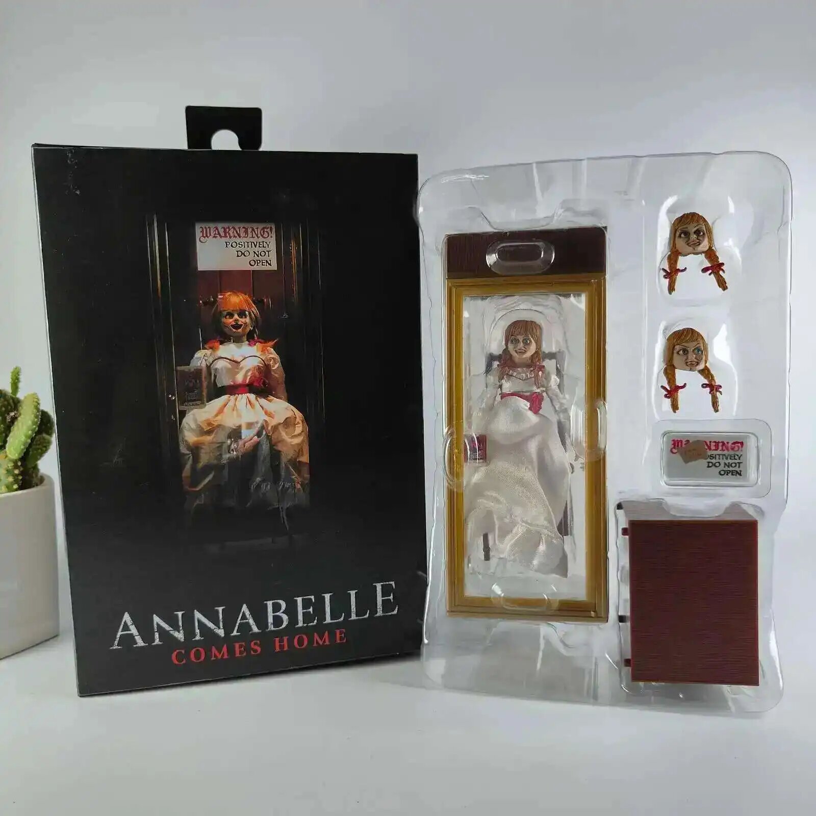 Фигурка NECA Annabelle Home Annabelle Фигурка Фигурка ужасов Модель игрушки Кукла Украшение Рождественский подарок