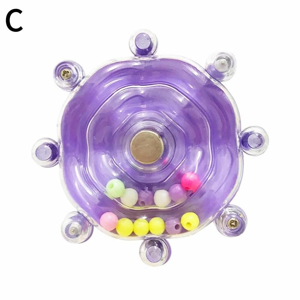 Игрушка для попугаев вращающаяся летающая тарелка, антистресс игрушка для волнистых попугаев и корелл