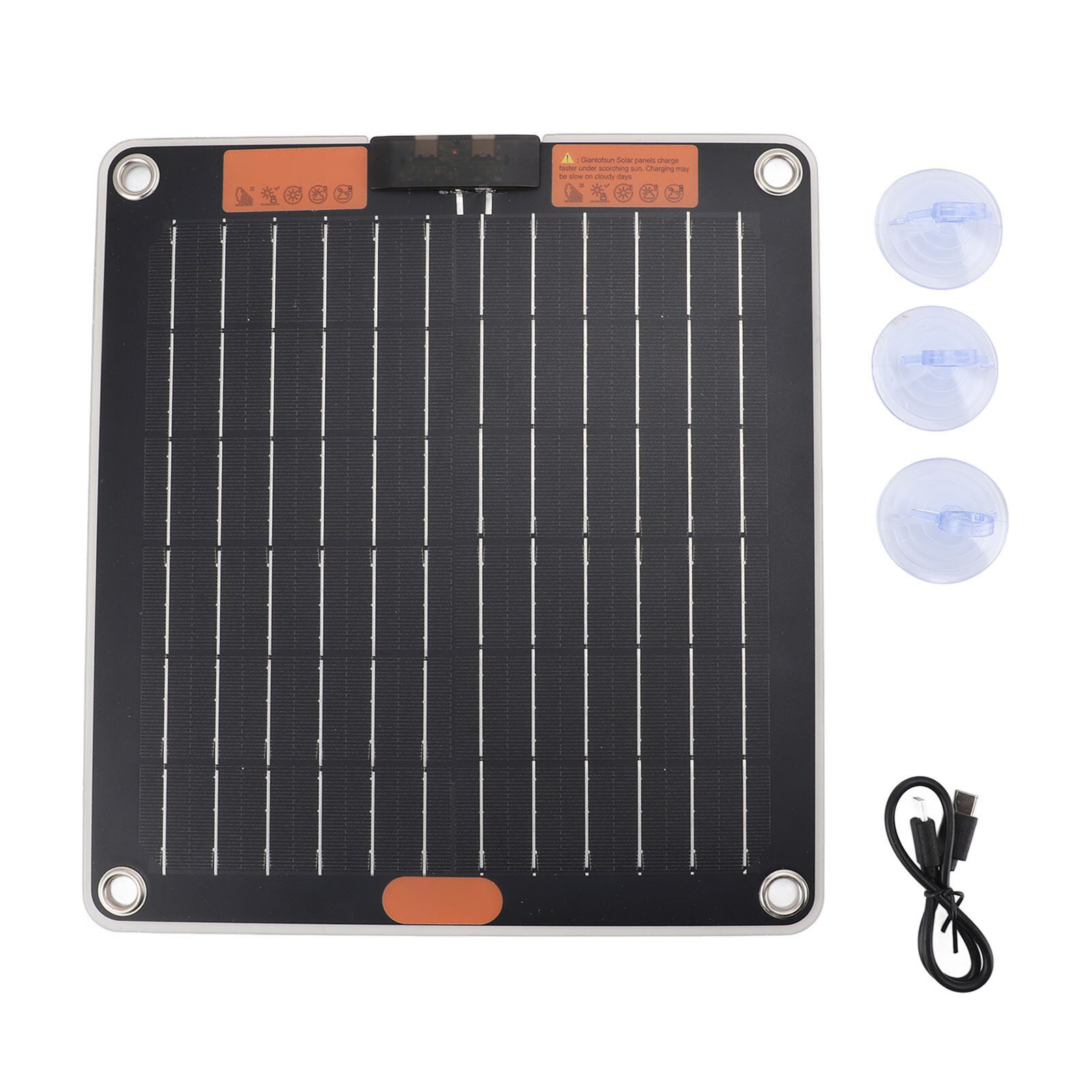 Солнечная панель 10 Вт 5 В 2 А, ультратонкое монокристаллическое кремниевое зарядное устройство для мобильных телефонов и электронных устройств, влагозащищенное.
