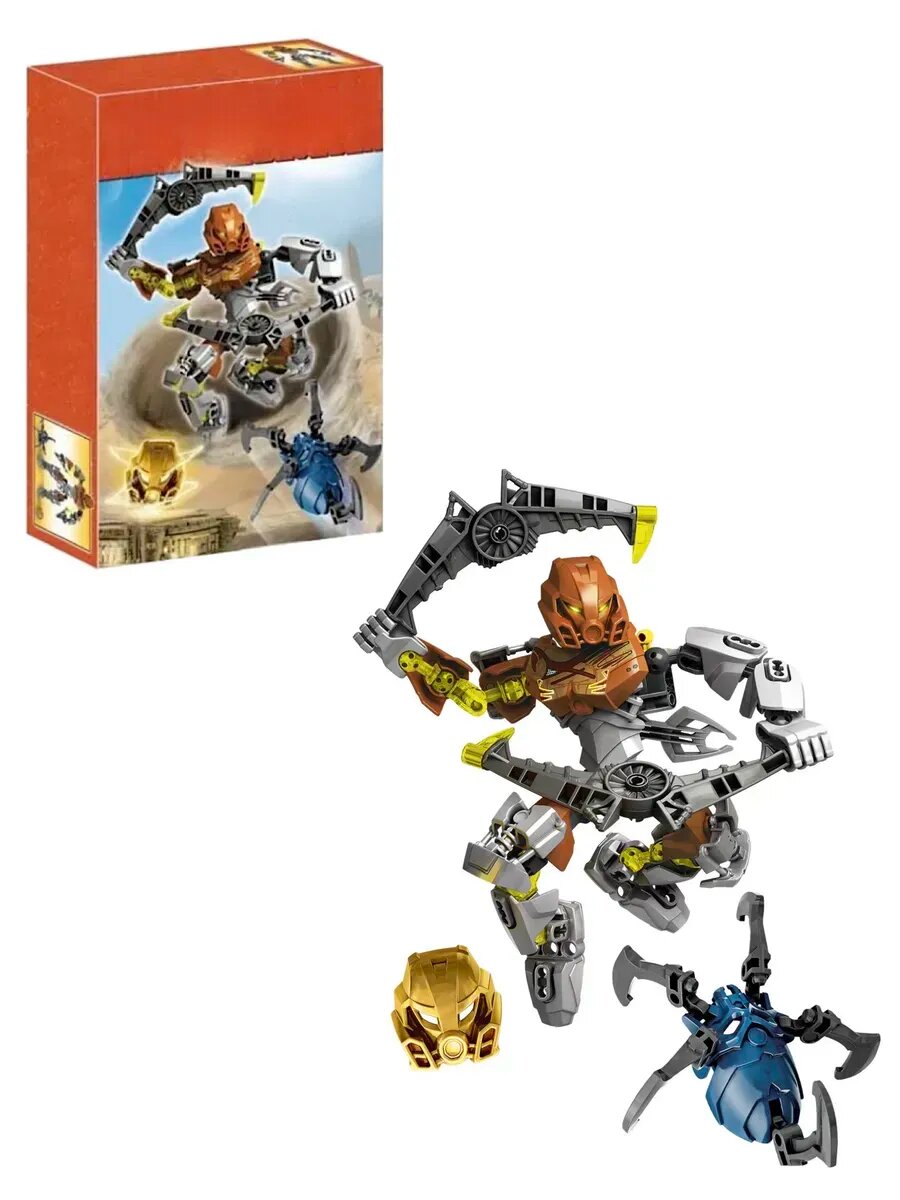 Конструктор Bionicle Бионикл Похату Повелитель Камня, 66 деталей
