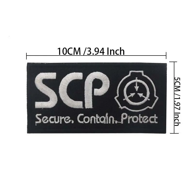 Тактические Нашивки SCP Foundation С Отражающими Эмблемами, Ручной Работы, Из Полиэстера, Пришивные