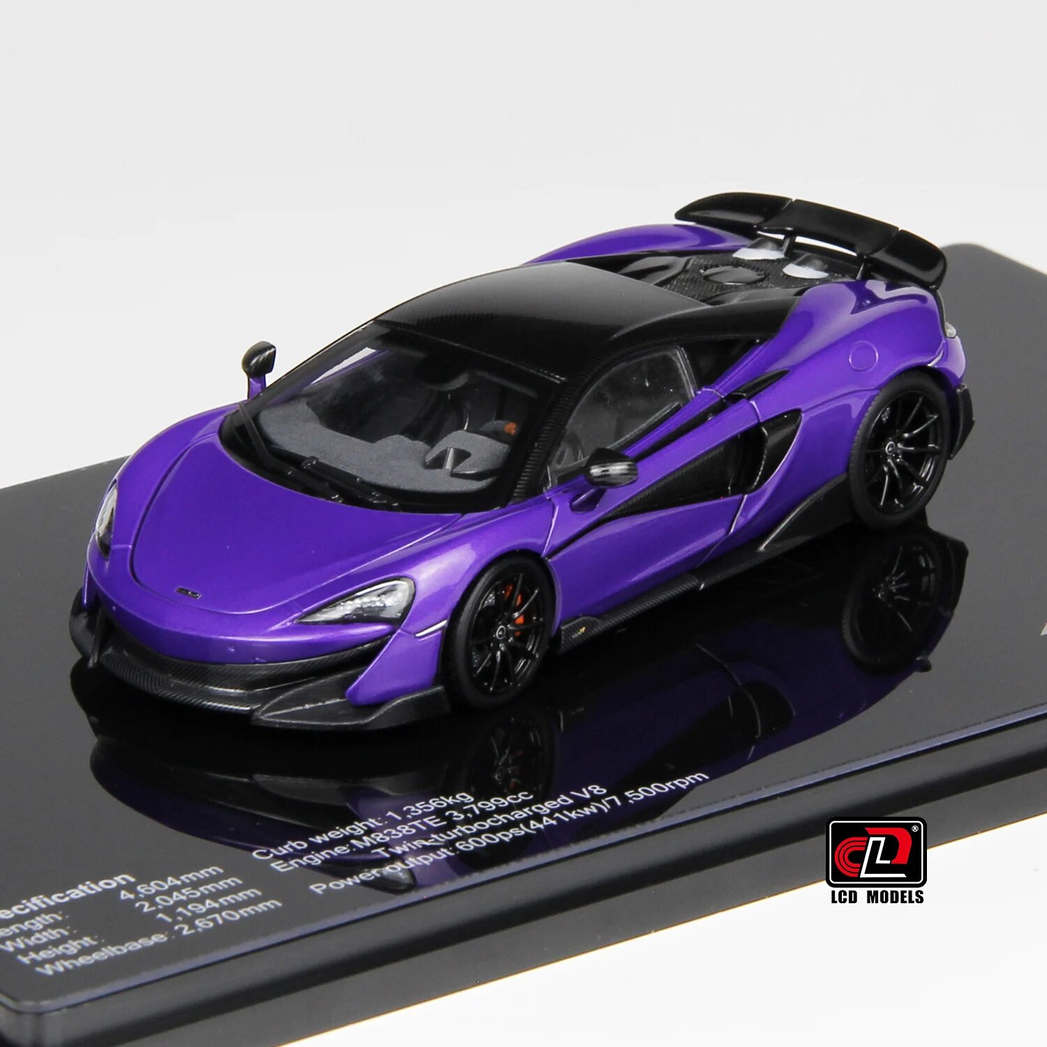 CLD McLaren 600LT модель автомобиля 1:43 Фиолетовый, Purple
