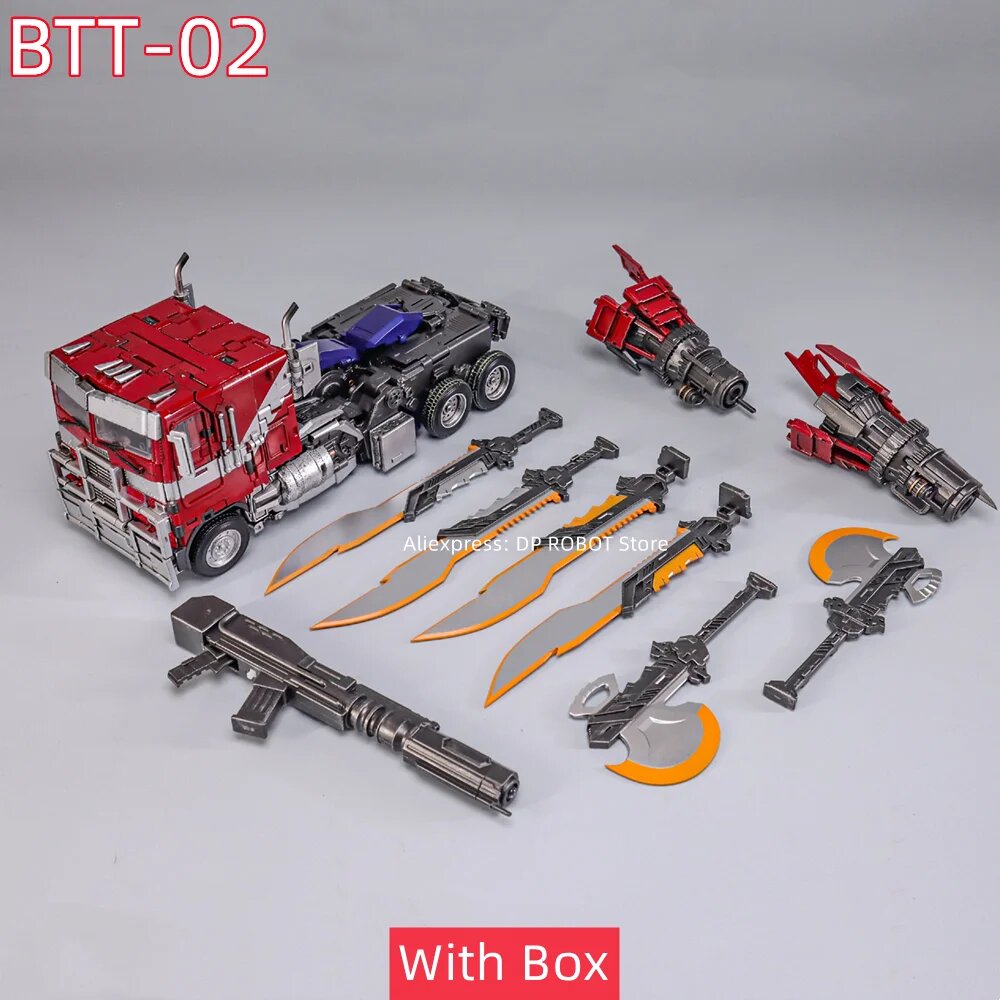Трансформер Brave Troops BTT-01 17 см Красный, BTT-02 With Box