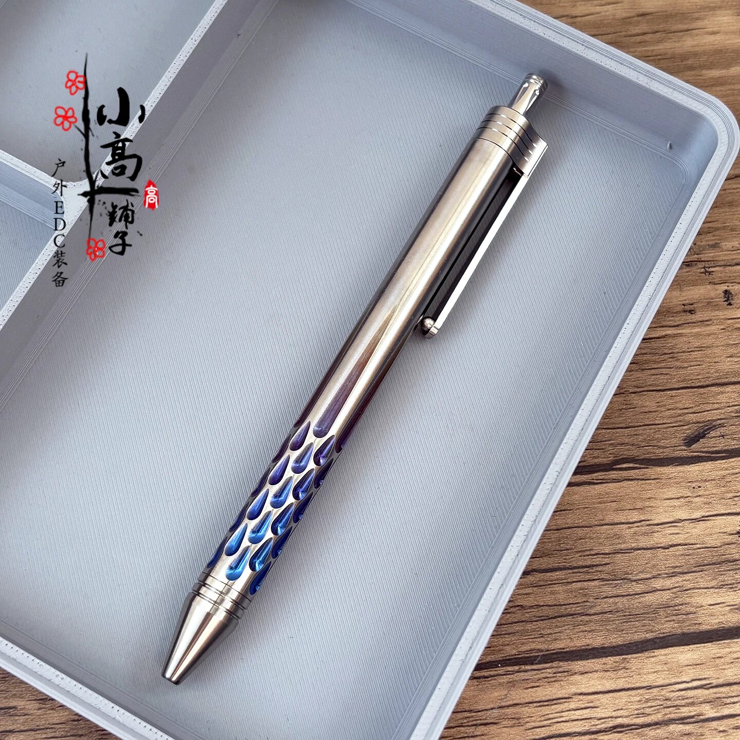 Титановая ручка XGEDC, цвет Titanium Alloy B