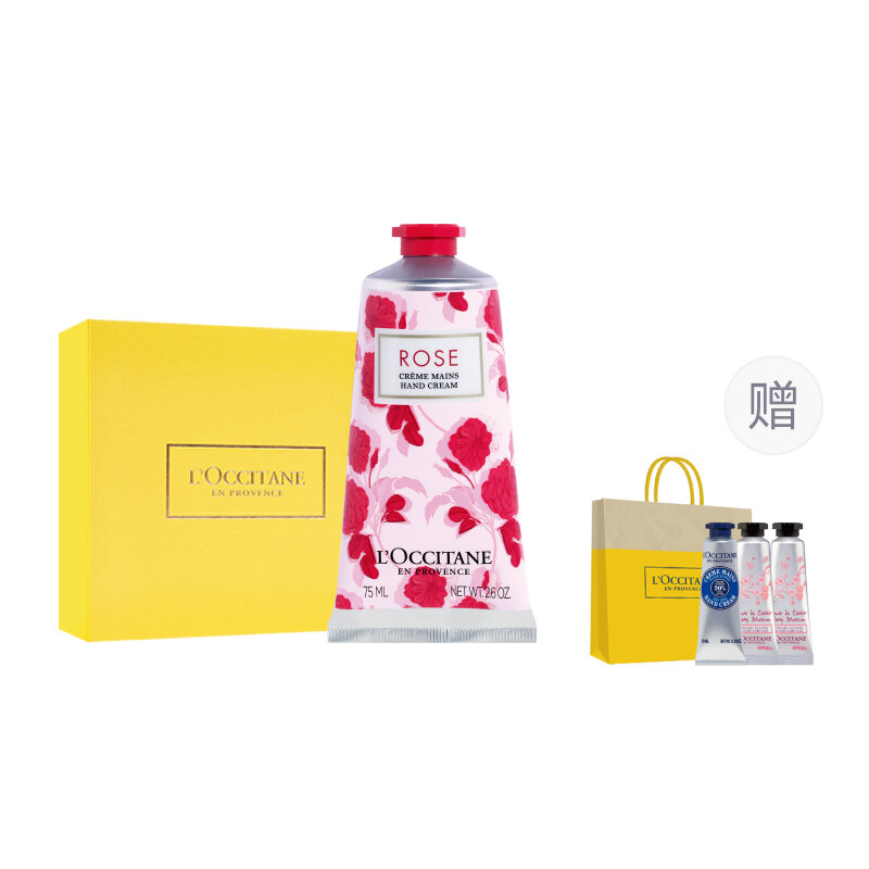 Крем для рук унисекс LOCCITANE Limited Edition 5704376 с ароматом розы увлажняющий ароматный, 30мл