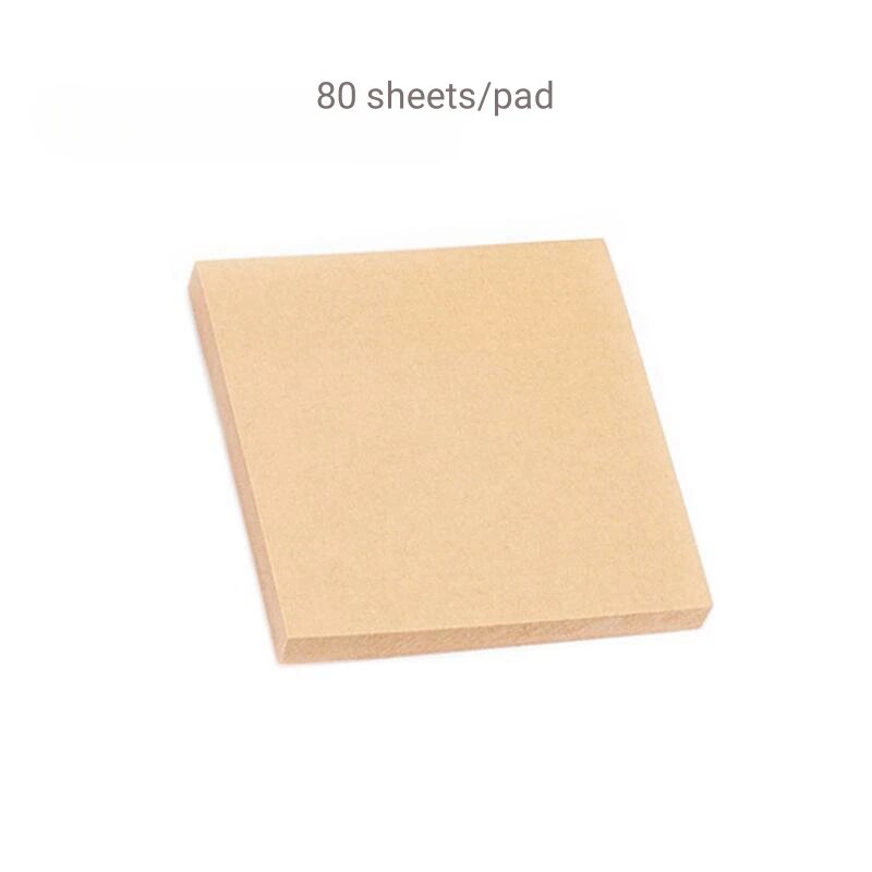 Блокнот из крафт-бумаги, 80 листов, Yellow blank