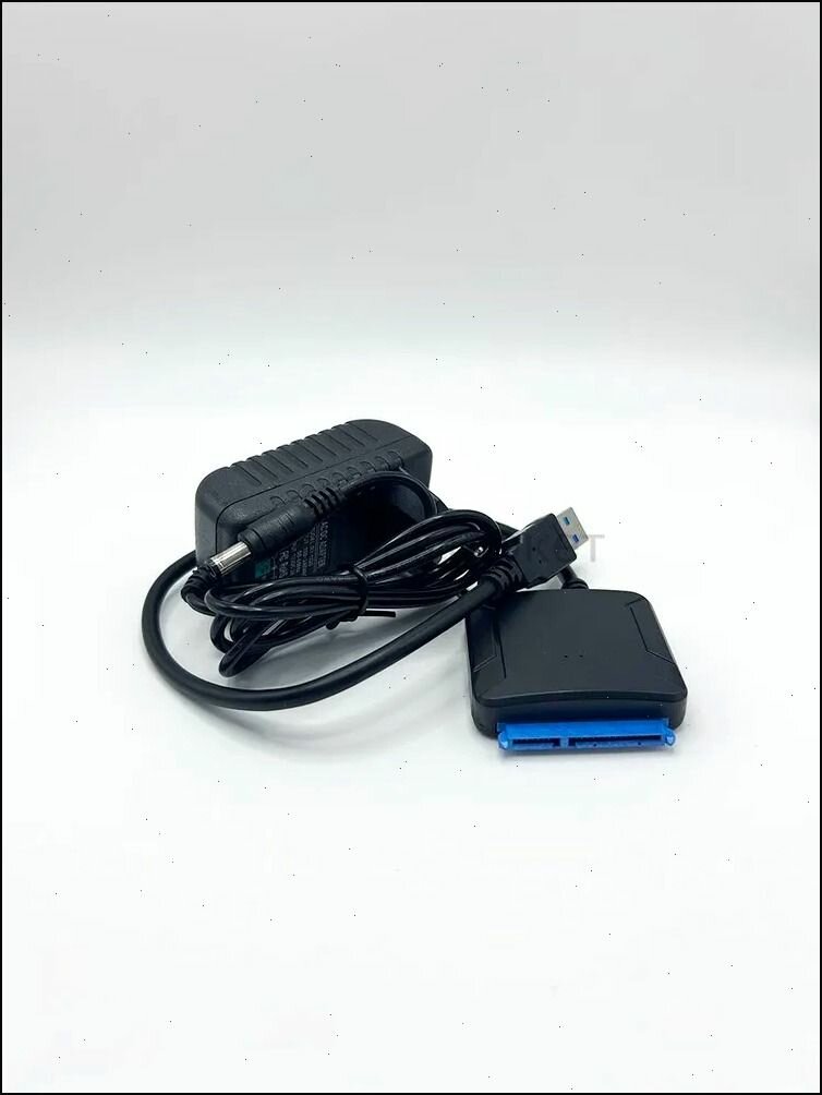 Кабель для компьютерной периферии USB 3.0 Type-A/SATA 22-pin, черный