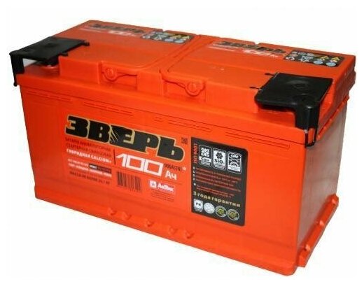 Аккумулятор зверь EFB 100 А/ч обратный R+ 352x175x190 L5 EN 860 А зверь арт. ZVEFB 100-3-R