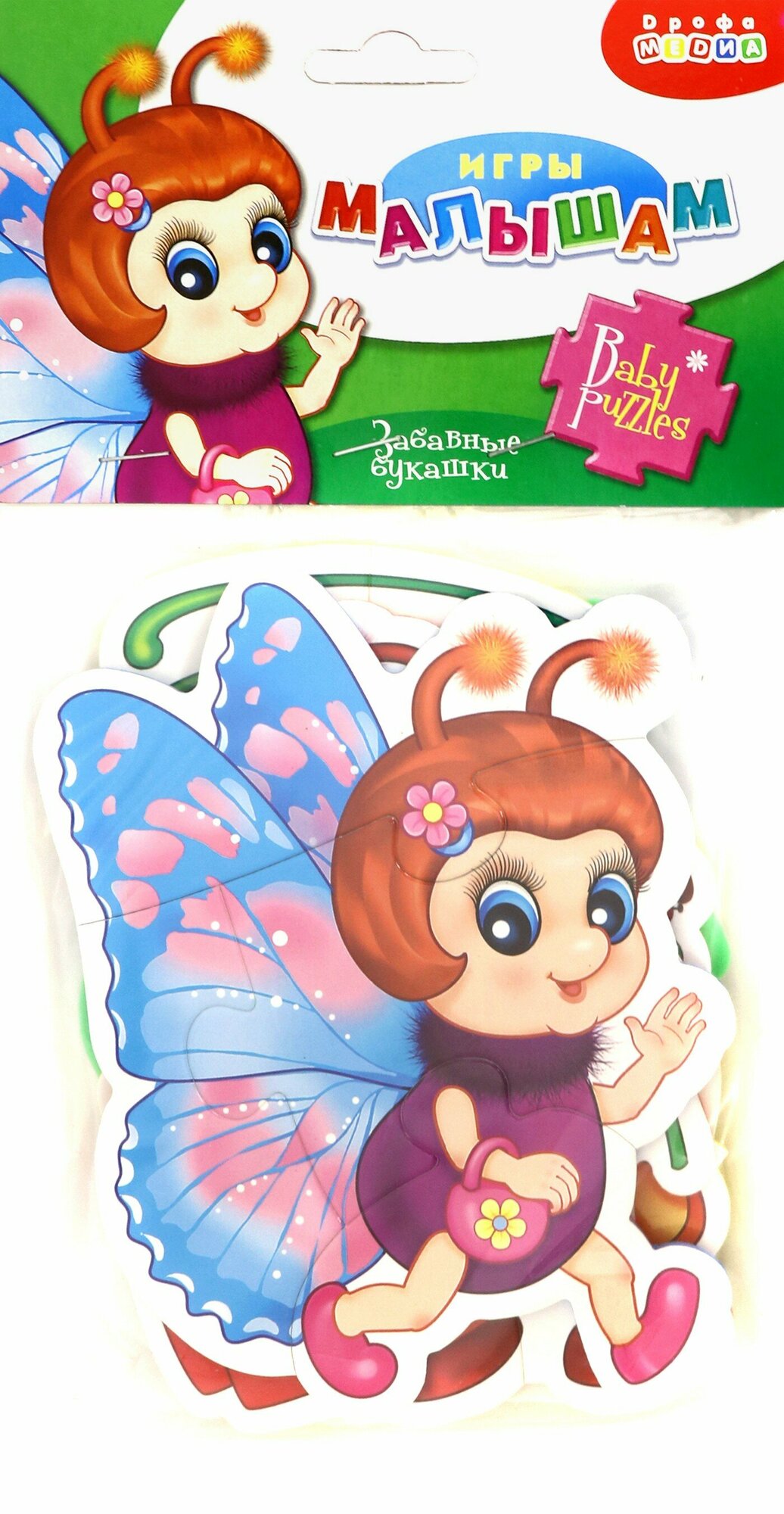 Пазлы "Забавные букашки" (3399)