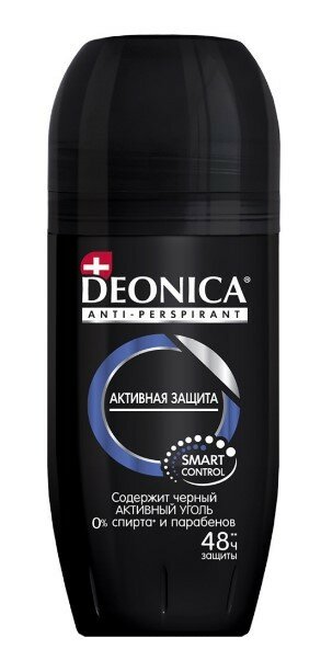 Набор из 3 штук Ролик антиперспирант Deonica for men Активная защита 50мл